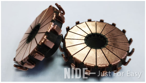 Flat commutator part-automobile stater hook commutator-Ningbo Haishu ...